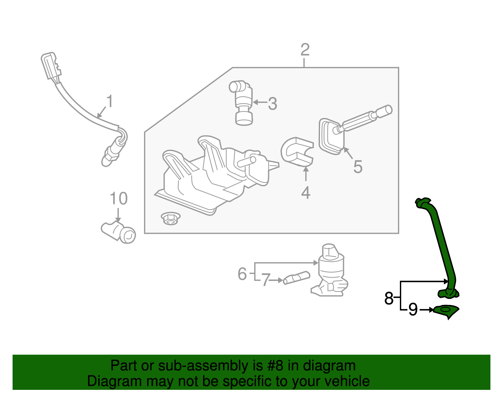 2005-2006 GM Exhaust Gas Recirculation (EGR) Valve Kit with Pipe ...