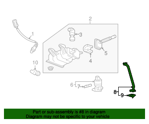 2005-2006 GM Exhaust Gas Recirculation (EGR) Valve Kit with Pipe ...