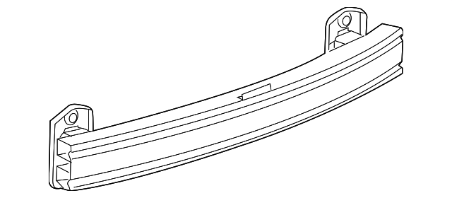 2012-2016 Chevrolet Sonic Rear Bumper Impact Bar 42391714 GM ...