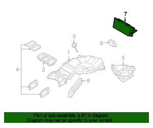 BMW OEM Control Module Part# 64-11-9-116-489 | OEM Vehicle Parts