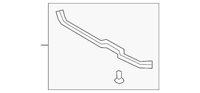 2008-2013 Toyota Highlander Hood Seal 53381-0E050 | Toyota Parts Center