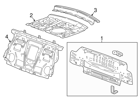 Rear Body for 2016 Cadillac CT6 | GMPartsNow