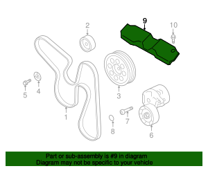 2012-2018 Subaru Belt Cover 23774AA050 | Subaru Parts Guys