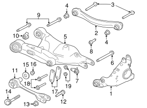 2017-2021 Jaguar Lower Control Arm T2H39364 | JaguarParts.com