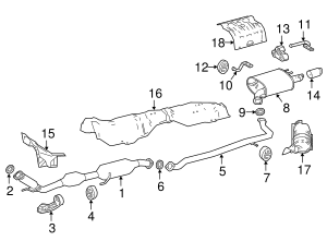 58151-06010 - Heat Shield - 2018-2021 Toyota | OEM Genuine Toyota Parts
