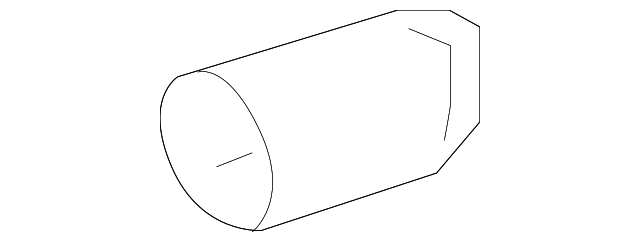 17408-0V010 - Exhaust Tail Pipe Tip - 2012-2024 Toyota Camry | OEM ...