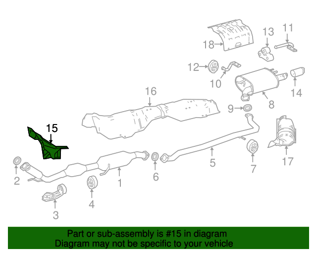 58151-06010 - Heat Shield - 2018-2021 Toyota | OEM Genuine Toyota Parts