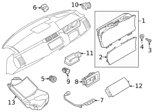 Genuine OEM Head-Up Display Part# LR113987 Fits 2018-2022 Land Rover ...
