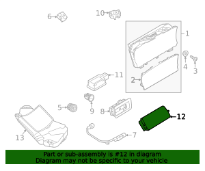 2018-2022 Land Rover Driver Information Display LR156762 | JaguarParts.com