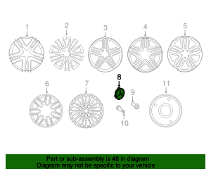 6-6-47-0200 - Wheel Cap 2011-2023 Mercedes-Benz | AutoNationParts.com
