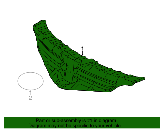 53111-21180 - Grille Radiator - 2011-2013 Scion tC | OEM Genuine Toyota ...