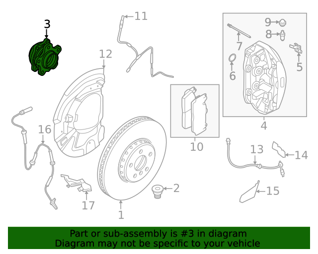 Genuine BMW 31-20-8-098-967 | Hub Assembly | FREE Shipping on Most ...