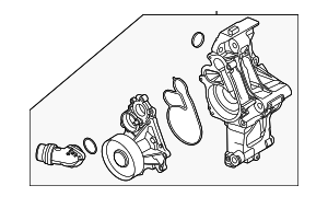 Genuine BMW 11-51-8-650-986 | Water Pump Assembly | FREE Shipping on ...