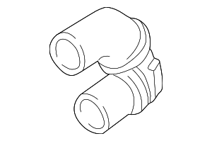 Hose Upper Water GYY1-15-186 | TascaParts.com