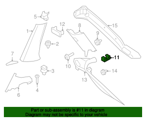 Genuine BMW 07-14-7-143-447 | Upper Quarter Trim Retainer Nut | FREE ...