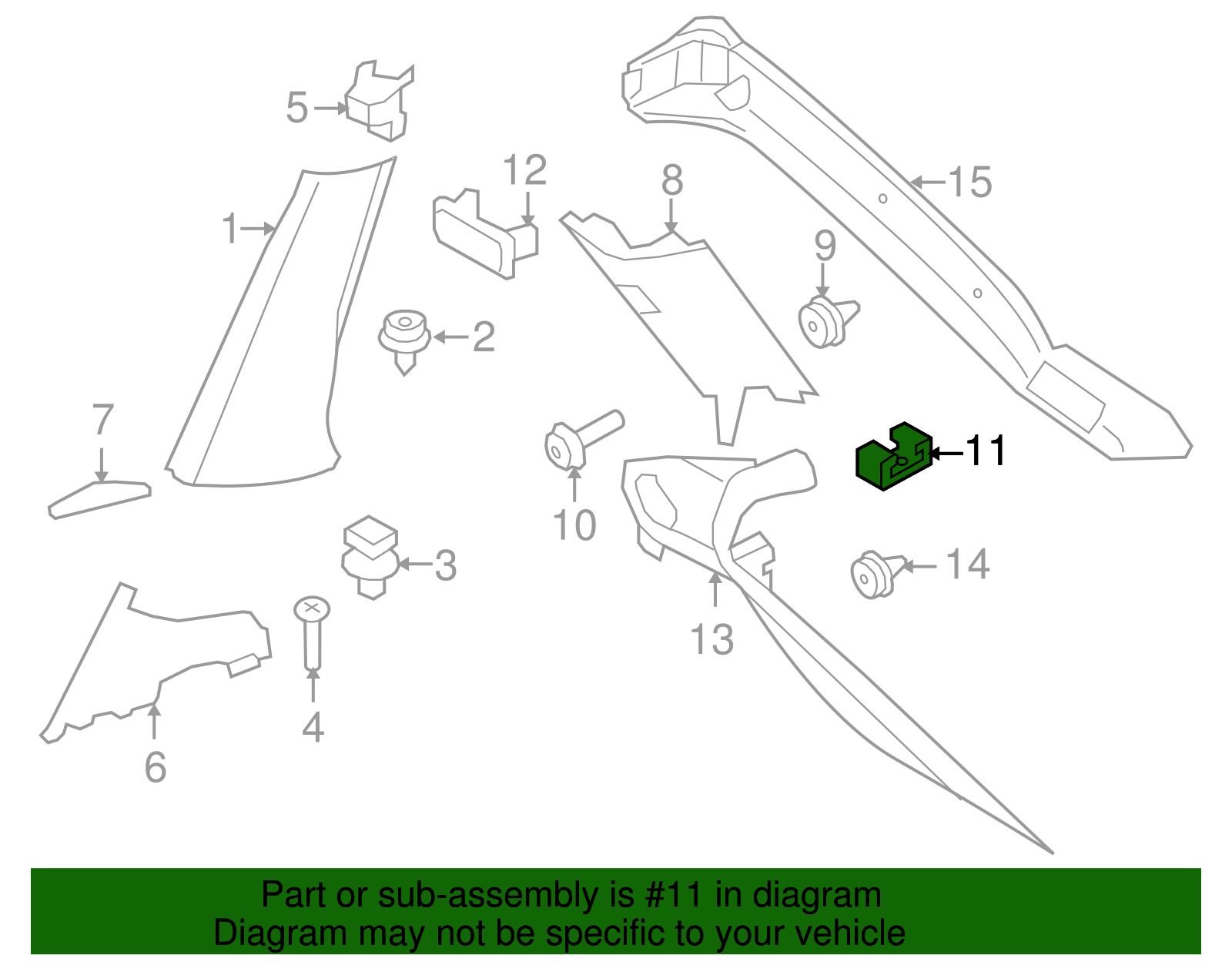 Genuine BMW 07-14-7-143-447 | Upper Quarter Trim Retainer Nut | FREE ...