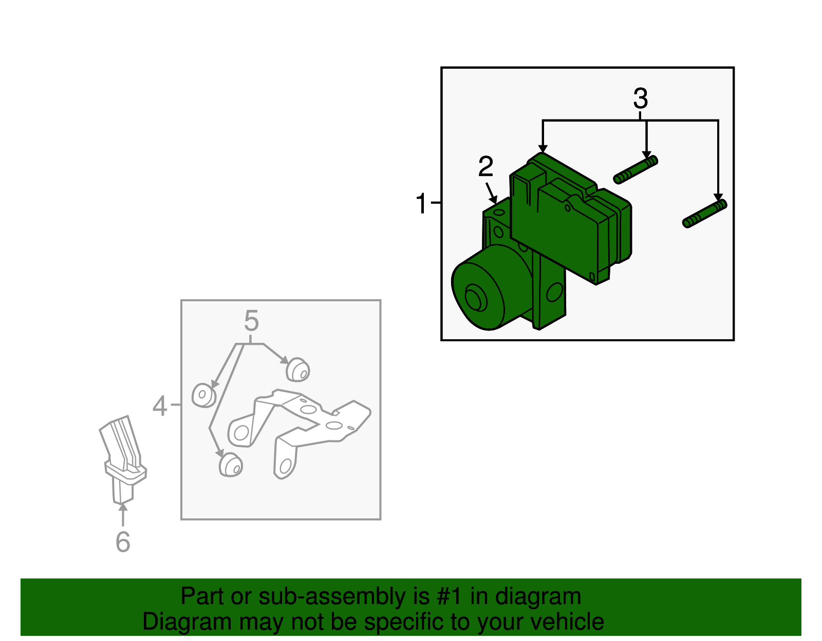 2010-2013 Mazda 3 ABS Control Unit BBY2-43-7AZD | Mazda-Parts