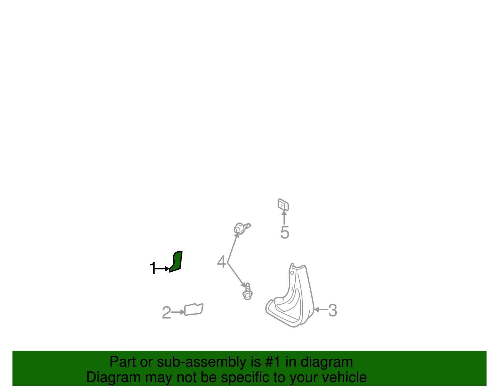 Genuine Toyota Stone Guard part# 75999-48010 for 2001-2007 Toyota ...