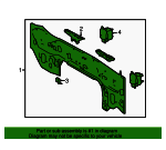 2014-2019 Toyota Highlander Rear Body Panel 58307-0E050 | Toyota Parts ...