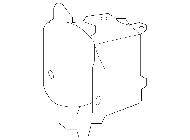 58321-0E030 - Rear Body Panel Mount Bracket - 2014-2019 Toyota ...