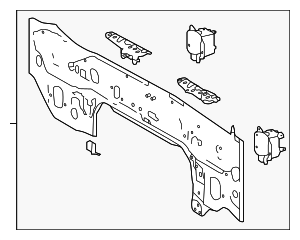 2014-2019 Toyota Highlander Rear Body Panel 58307-0E050 | Toyota Parts ...