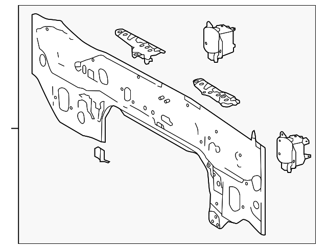 2014-2019 Toyota Highlander Rear Body Panel 58307-0E050 | Toyota Parts