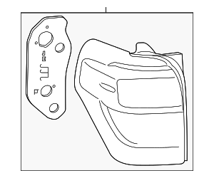 81551-35402 - Tail Light (Right, Rear) - 2014-2024 Toyota 4Runner | OEM ...