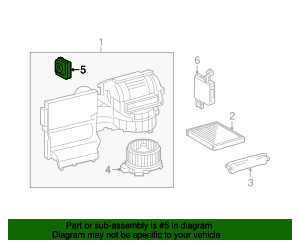 87106-06250 - HVAC Defrost Mode Door Actuator - 2008-2012 Toyota | OEM ...