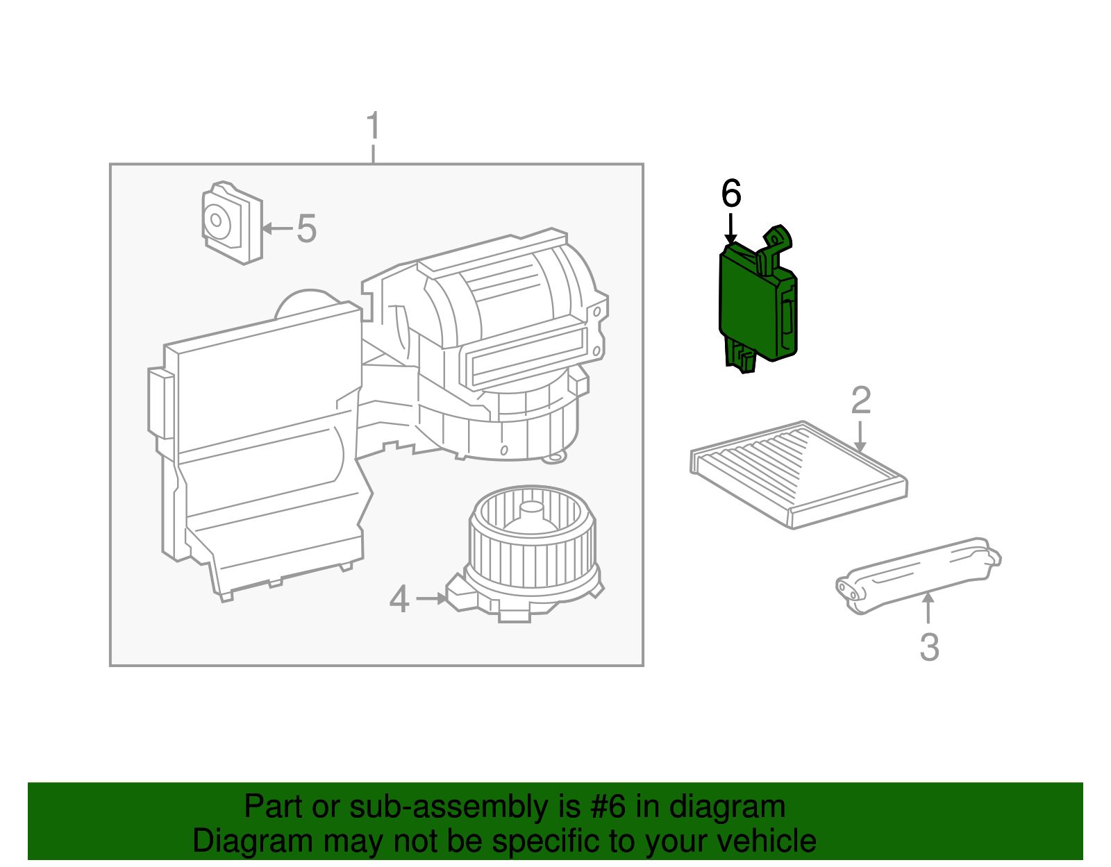 Genuine Toyota HVAC Control Module part# 88650-0E170 for 2010-2013 ...