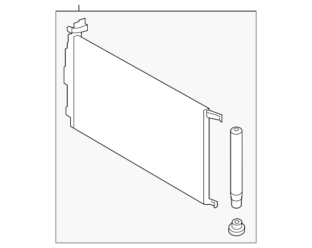 2021-2023 Hyundai Elantra Condenser 97606-AA400 | Hyundai OEM Parts ...