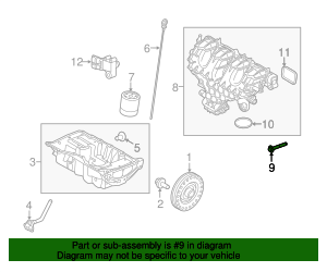 Genuine OEM Intake Manifold Bolt Part# LR048504 Fits 2012-2017 Land ...