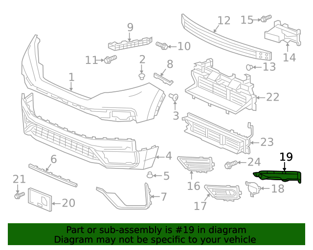 2020-2022 Honda CR-V Lamp Bracket 71116-TLA-A60 | Honda Factory Parts
