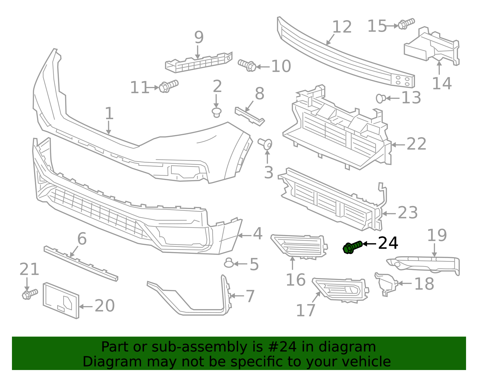 90501-SM4-003 - 1999-2025 Honda - Bolt Fender | Genuine Honda Parts
