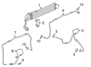 13311084 GM Transmission Oil Cooler Line Bracket | GM Parts Store