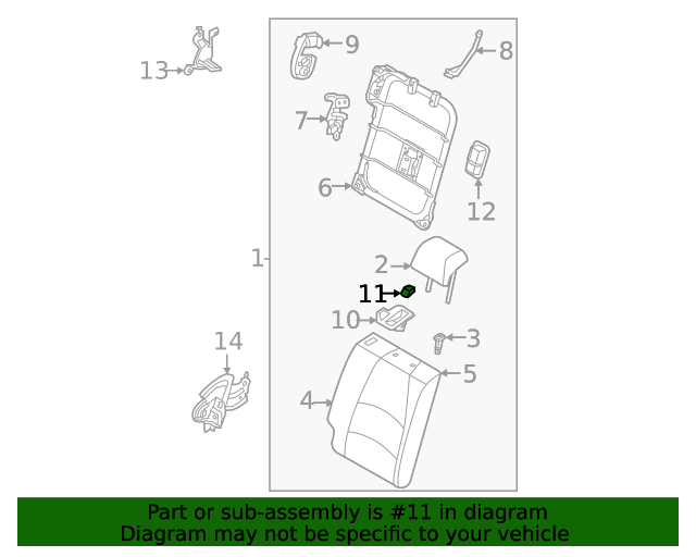 2020 Toyota Yaris Lock Bezel Button 72661-WB001 | Discount Parts Monster