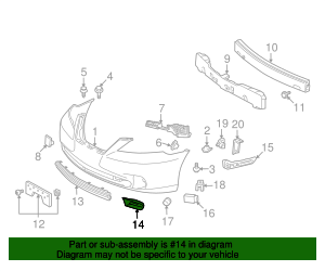2010-2012 Lexus ES350 Bezel 53141-33100 | OEM Parts Online