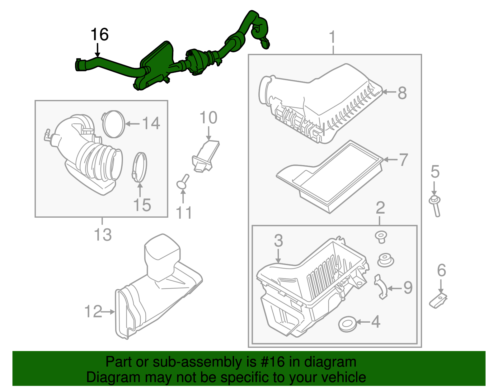 JR3Z-9P437-B - Resonator 2018-2023 Ford Mustang | Big 3 Auto Parts