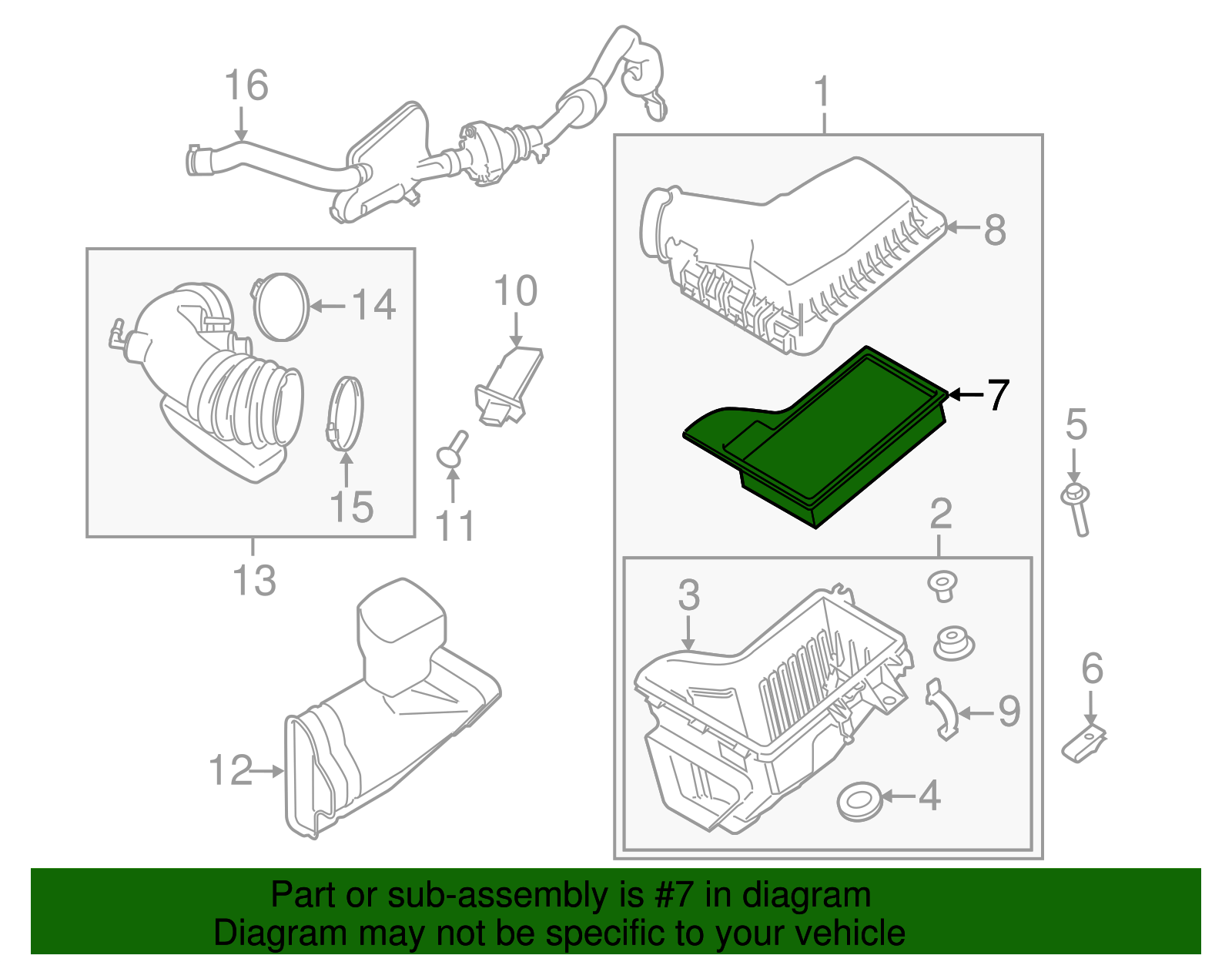 2015-2023 Ford Mustang Motorcraft™ Air Filter FA-1918 | TascaParts.com