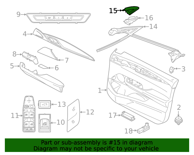 Genuine BMW 51-33-9-493-204 | Corner Cover | FREE Shipping on Most ...