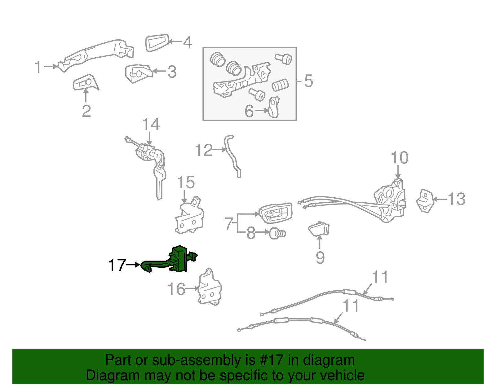 Genuine Toyota Door Check (Left, Front) part# 68620-08021 for 2011-2020 ...