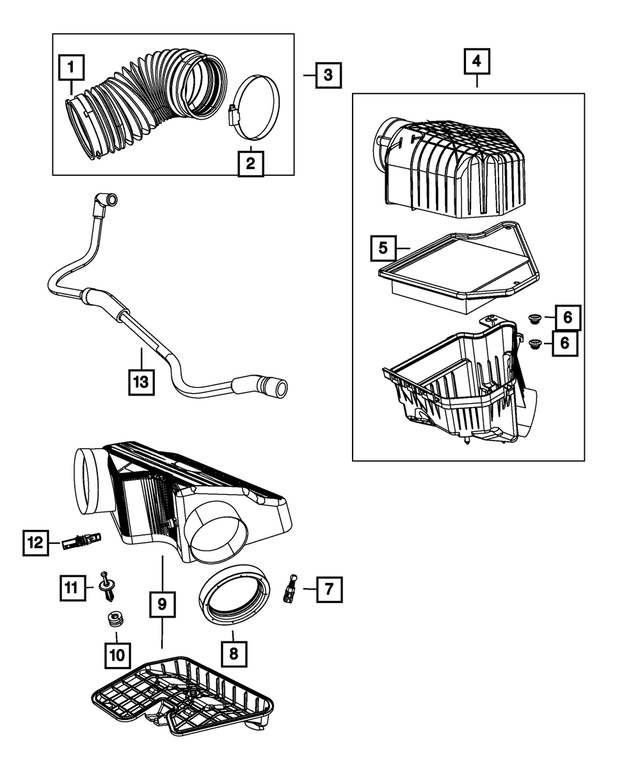 2011 Mopar Air Cleaner Resonator 4861731AB | My Mopar Parts