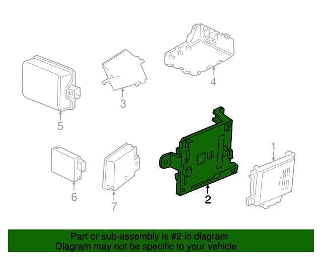 Buy Genuine GM Auto Parts - Bracket (Part # 23287497) | GM Parts Store