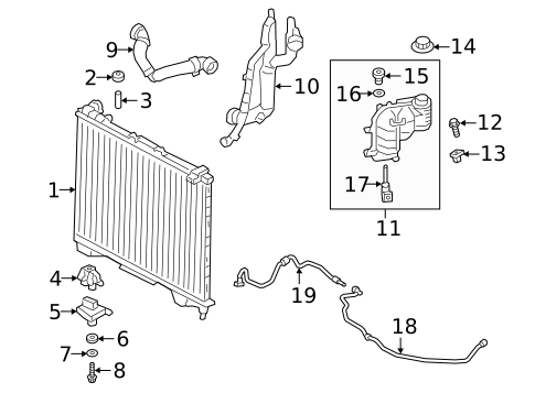 Radiator & Components for 2019 Land Rover Range Rover Sport | Jaguar ...