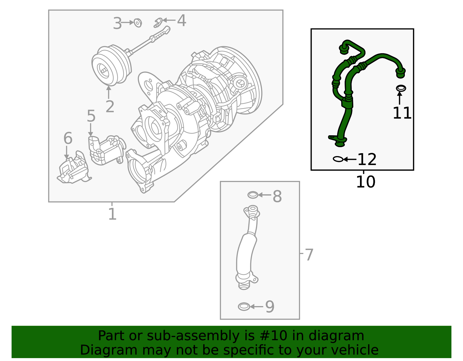 2019-2024 Audi Oil Line 0P2-145-140-C | Genuine Audi Part