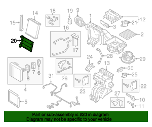 2015-2023 Volkswagen Heater Element 5Q0-963-235-E | QuirkParts