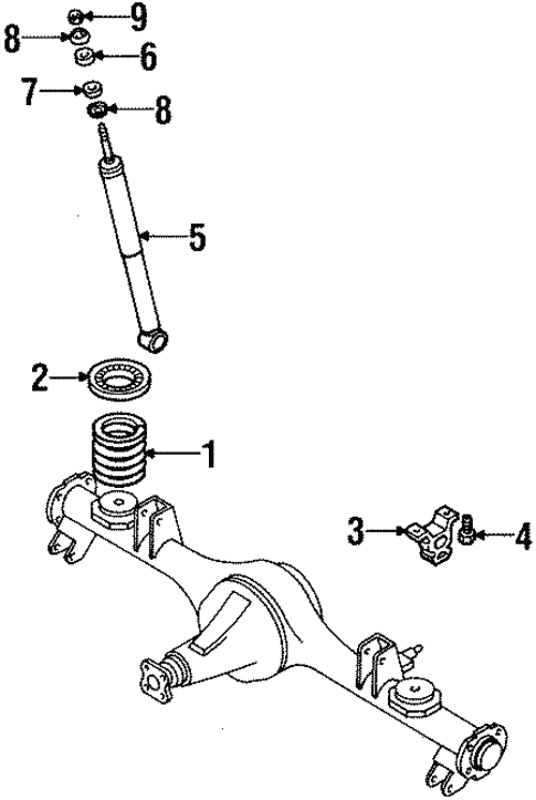 Rear Suspension for 2001 Isuzu Rodeo | Isuzu Parts Center
