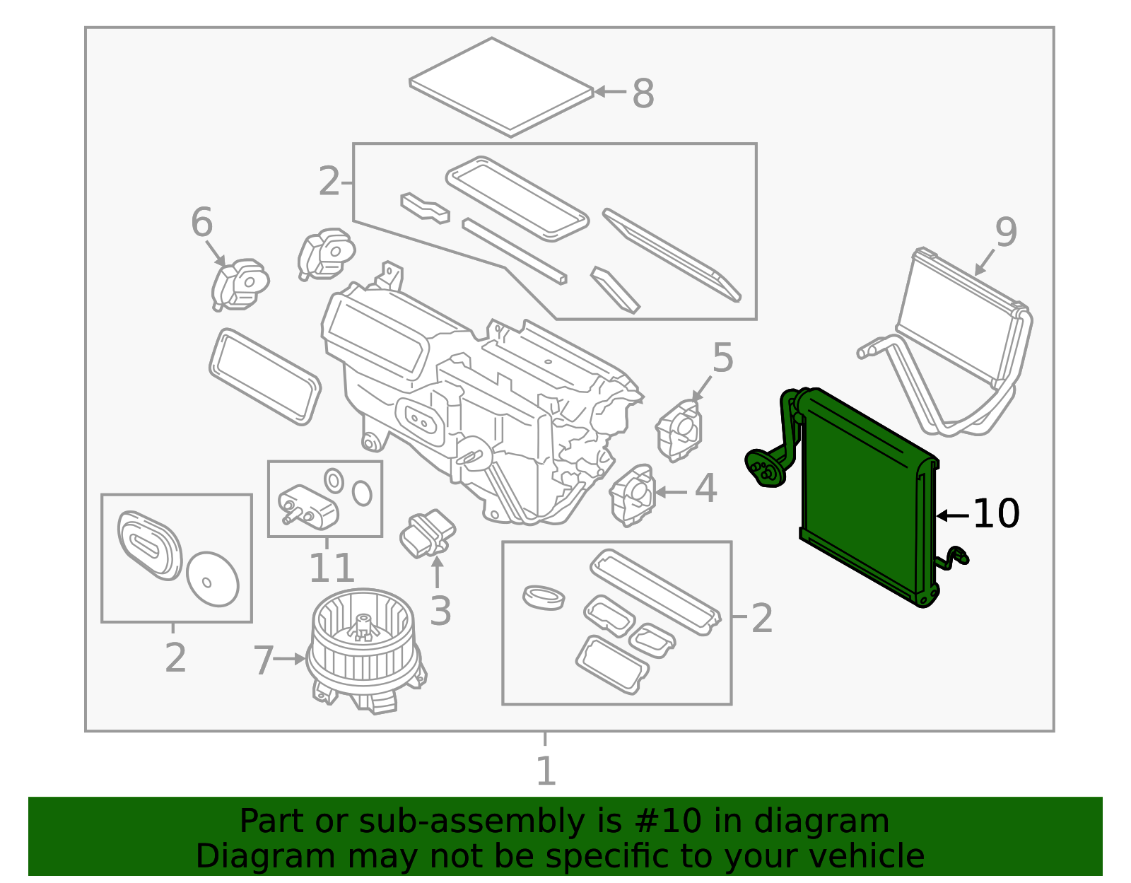 2016-2024 Ford Evaporator Core GS7Z-19850-AA | OEM Parts Online