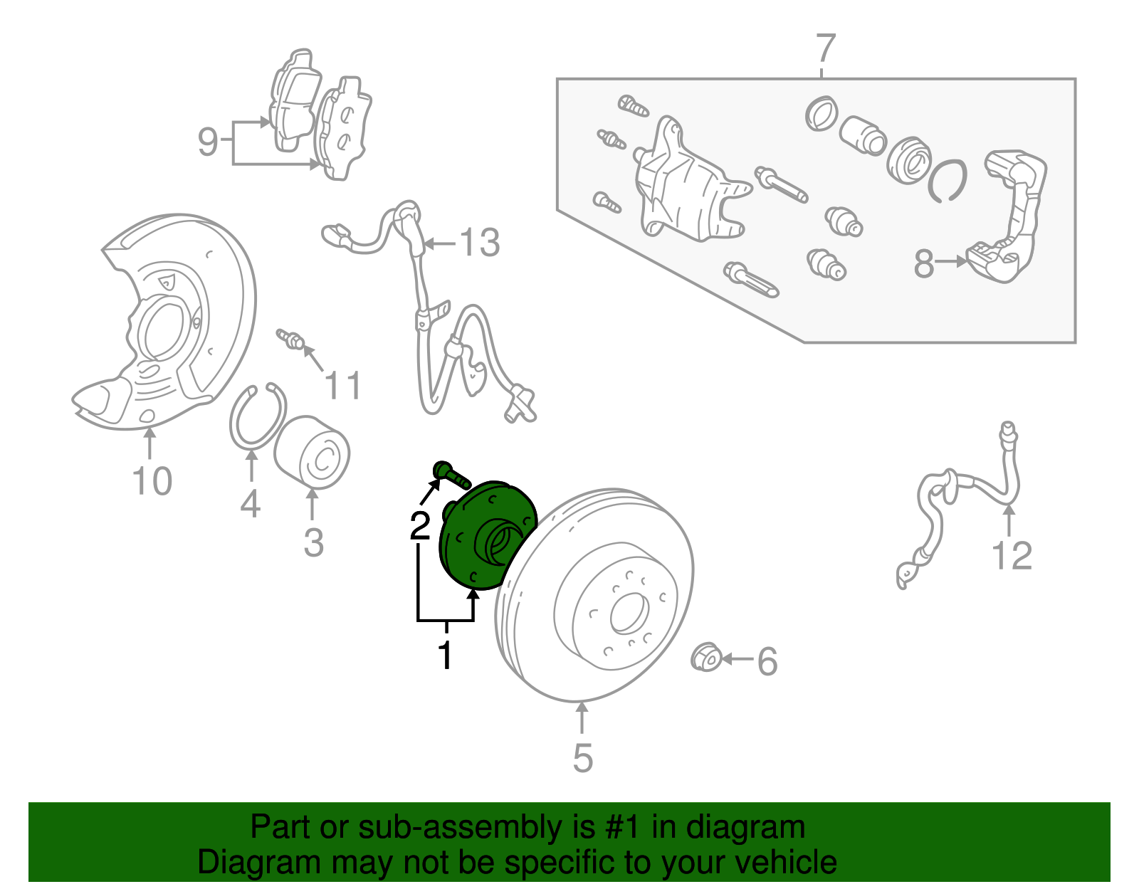 2005-2010 Scion tC 2005-2010 Scion tC - Front Hub 43502-21010 | Sparks ...