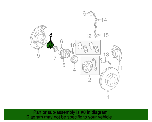 2007-2024 Toyota Grease Cap 43442-0C010 | Toyota Parts Center