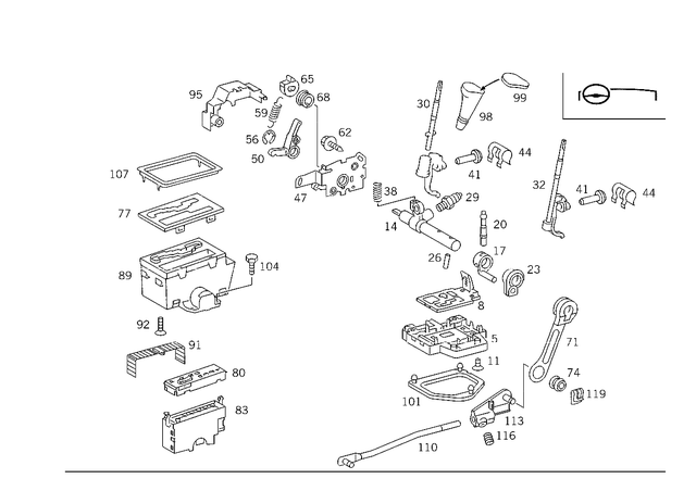 202-992-00-10 - Bushing 1984-2004 Mercedes-Benz | Mercedes-Benz USA Parts
